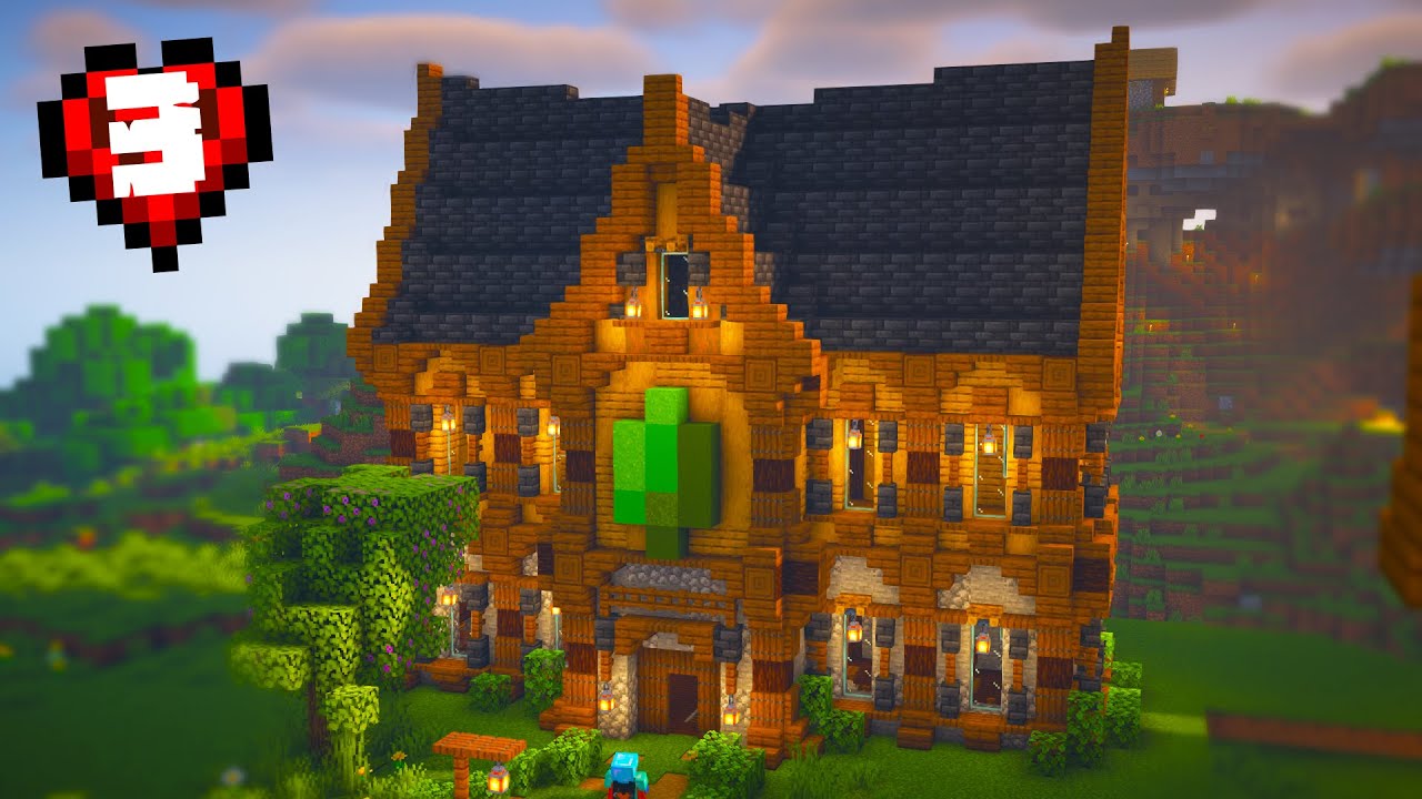 I Built an EMERALD FACTORY in HARDCORE MINECRAFT ! #3 - YouTube
