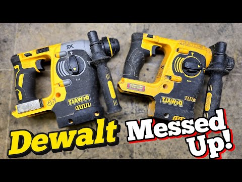 How did he not realize dewalt assembled it wrong. 2 broken Dewalt sds drills repaired.