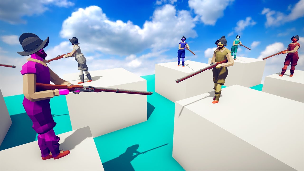 Battle Royale From The Top Of 42 Pillars | Totally Accurate Battle ...