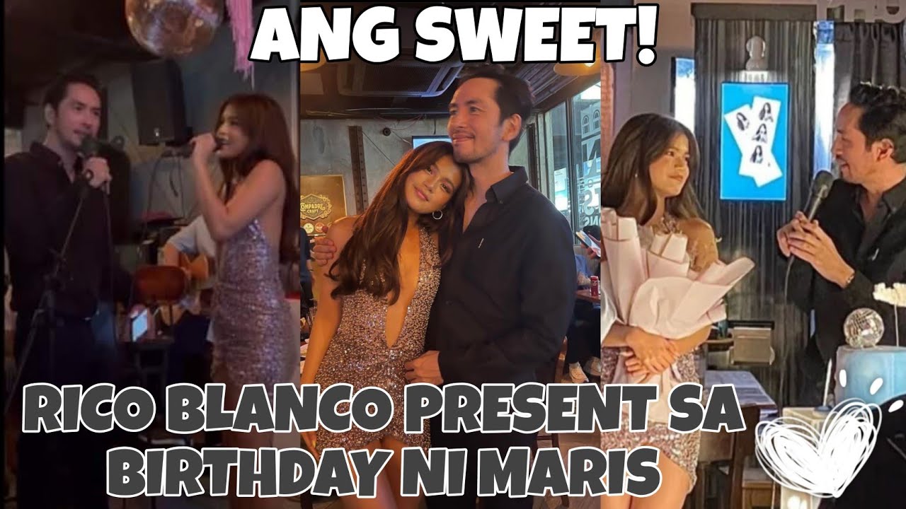 RICO BLANCO SOBRANG SWEET KAY MARIS RACAL🥰. INTIMATE BIRTHDAY ...