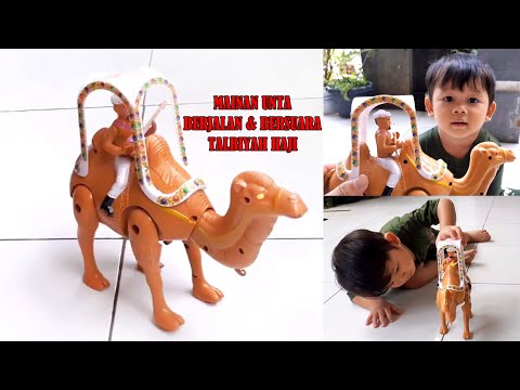 Mainan Unta Bisa Jalan - Bersuara Talbiyah Haji | Toy Camel Can Walk