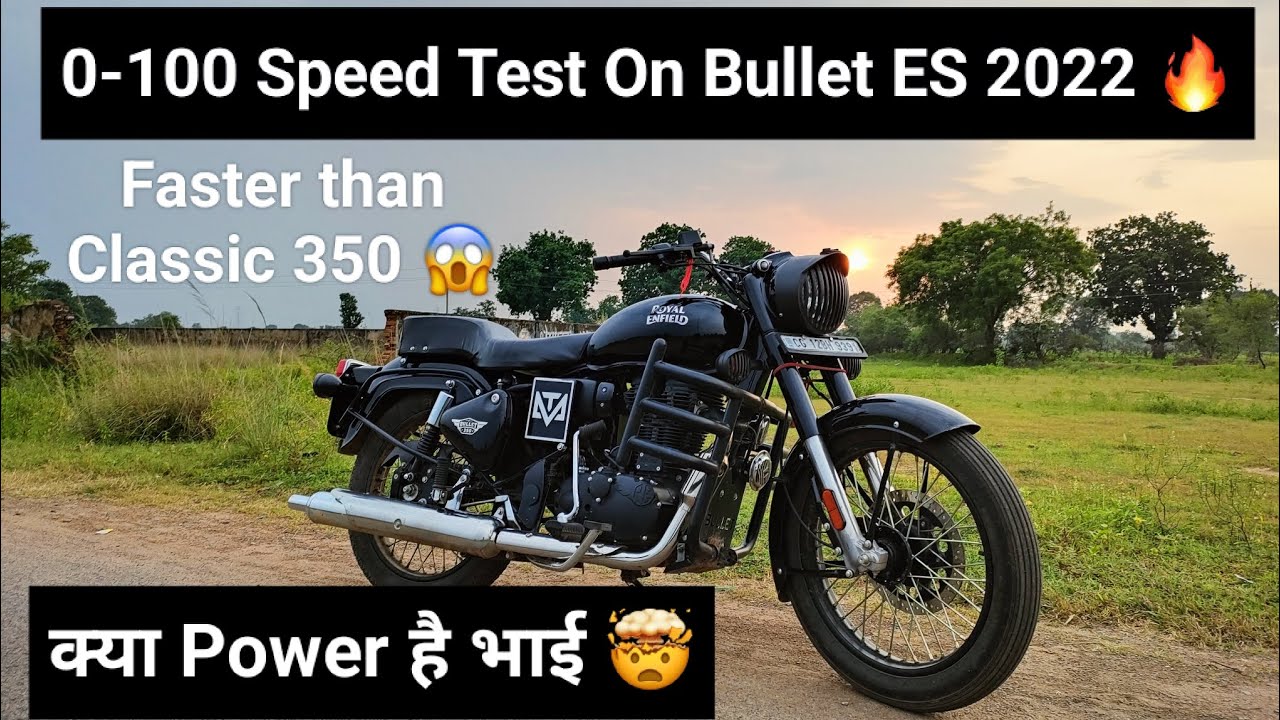 0-100 Speed Test हमारी Bullet ES पर🔥| Faster than Classic 350? 🤔|# ...