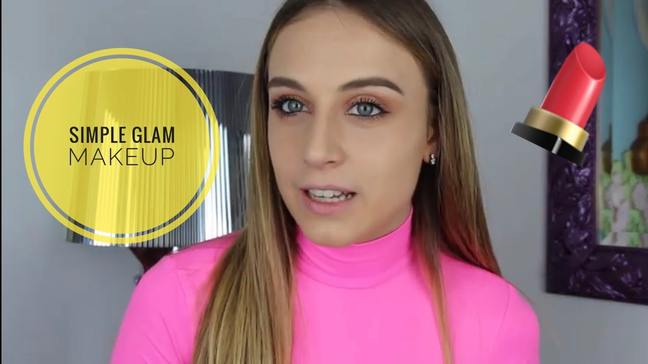 SIMPLE GLAM makeup tutorial |AC| - YouTube
