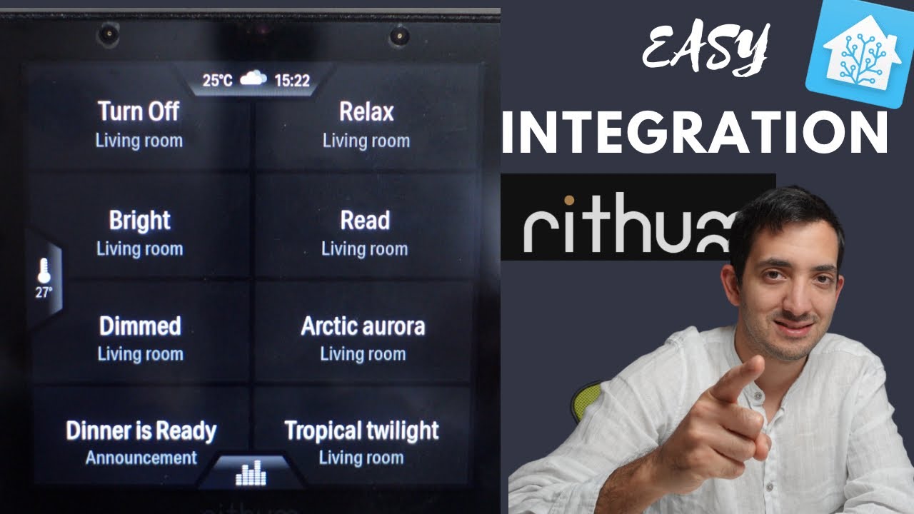 This is the most ELEGANT smart home panel that talks to Home Assistant ...
