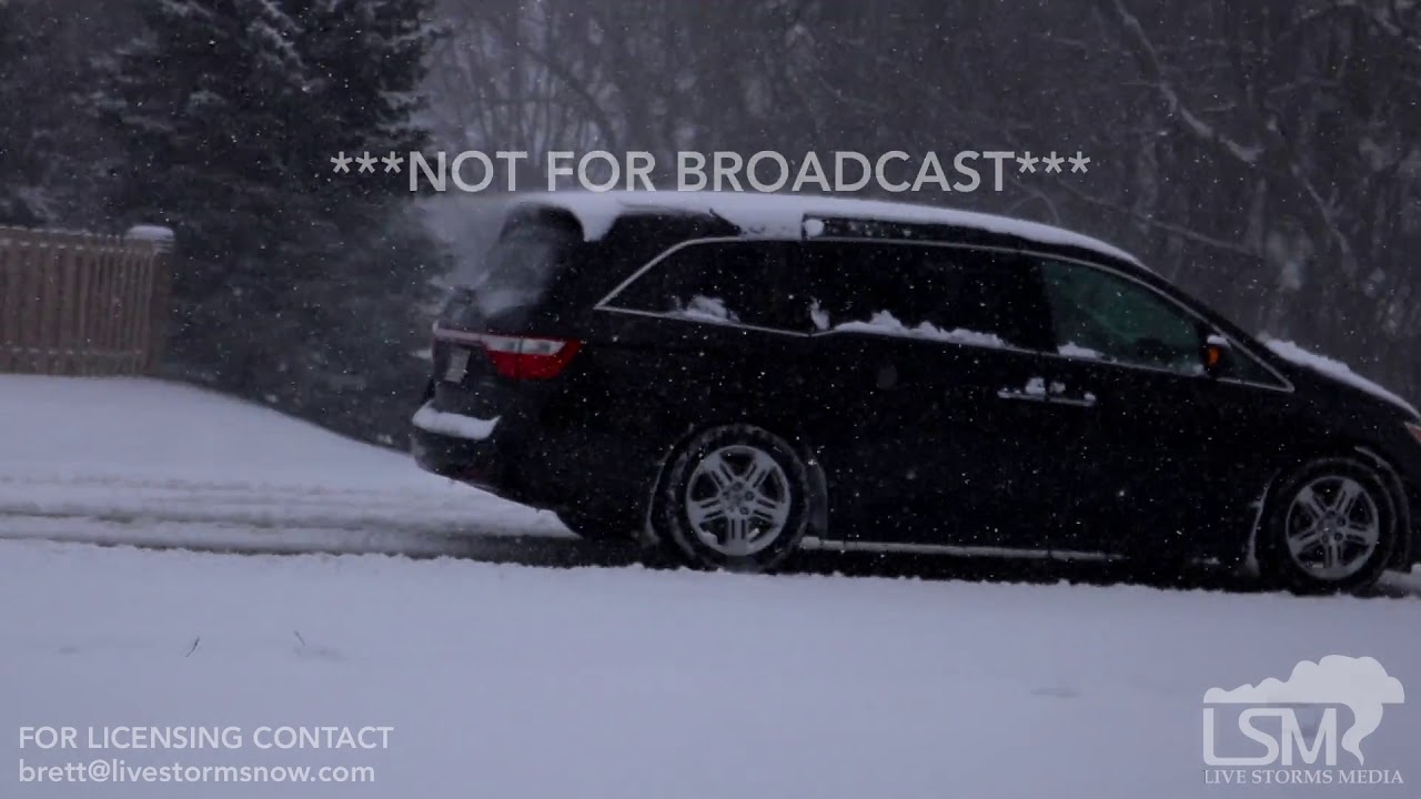 04-18-18 Madison, WI Winter Storm Xanto Difficult Travel Conditions ...