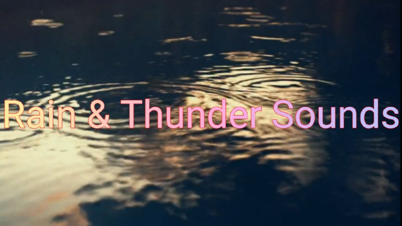 Thunder and Rain sounds for Sleep Aid, Adults and Children - YouTube