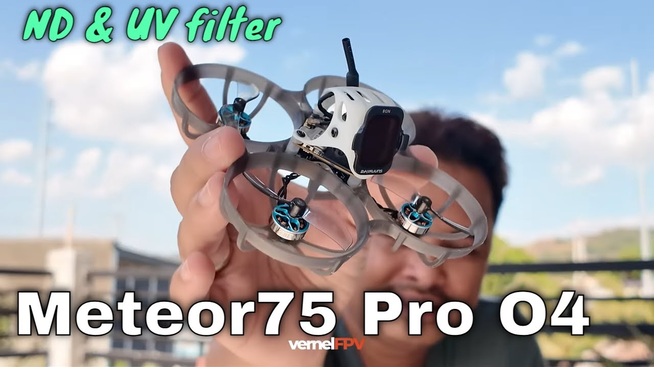 Adding an ND and UV filter on the BetaFPV Meteor75 Pro O4 lite - YouTube