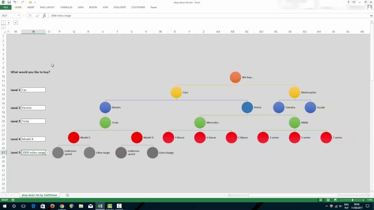 How To Build Multi Level Drop Down List In Excel YouTube How To Build Multi Level Drop Down List In Excel YouTube