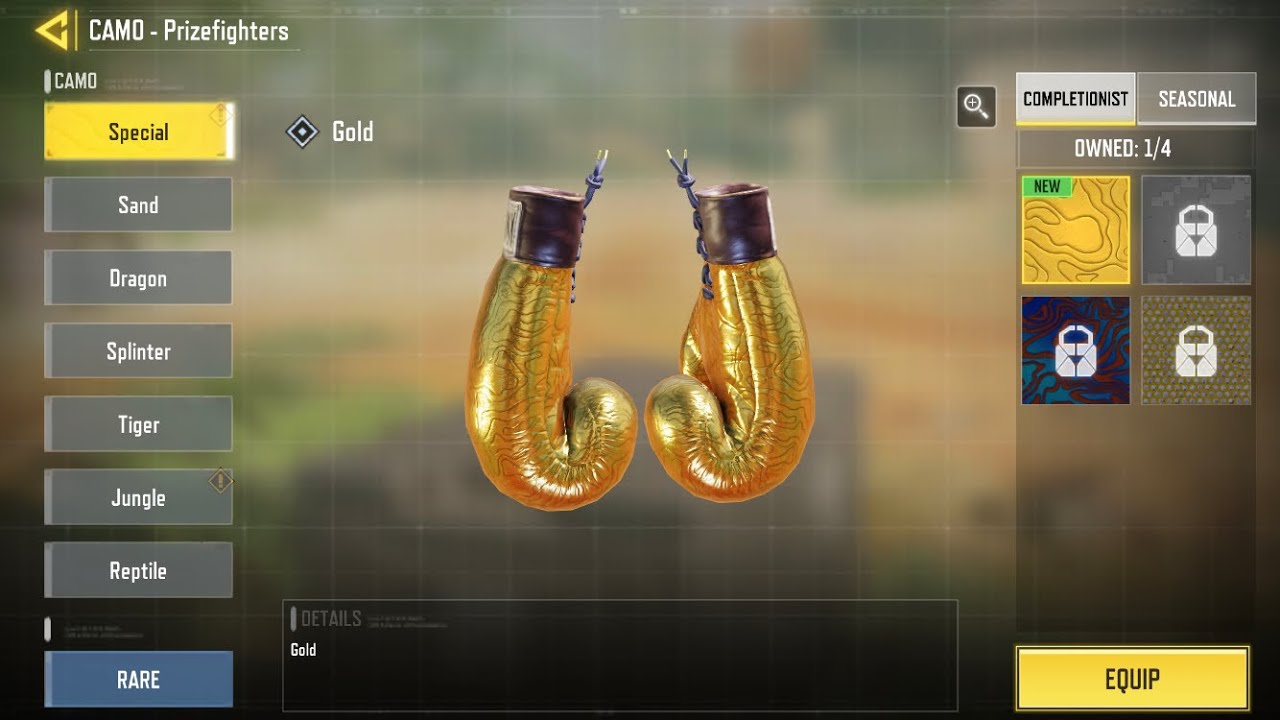 Finally unlocking the Gold Prizefighter glove in CODM. - YouTube