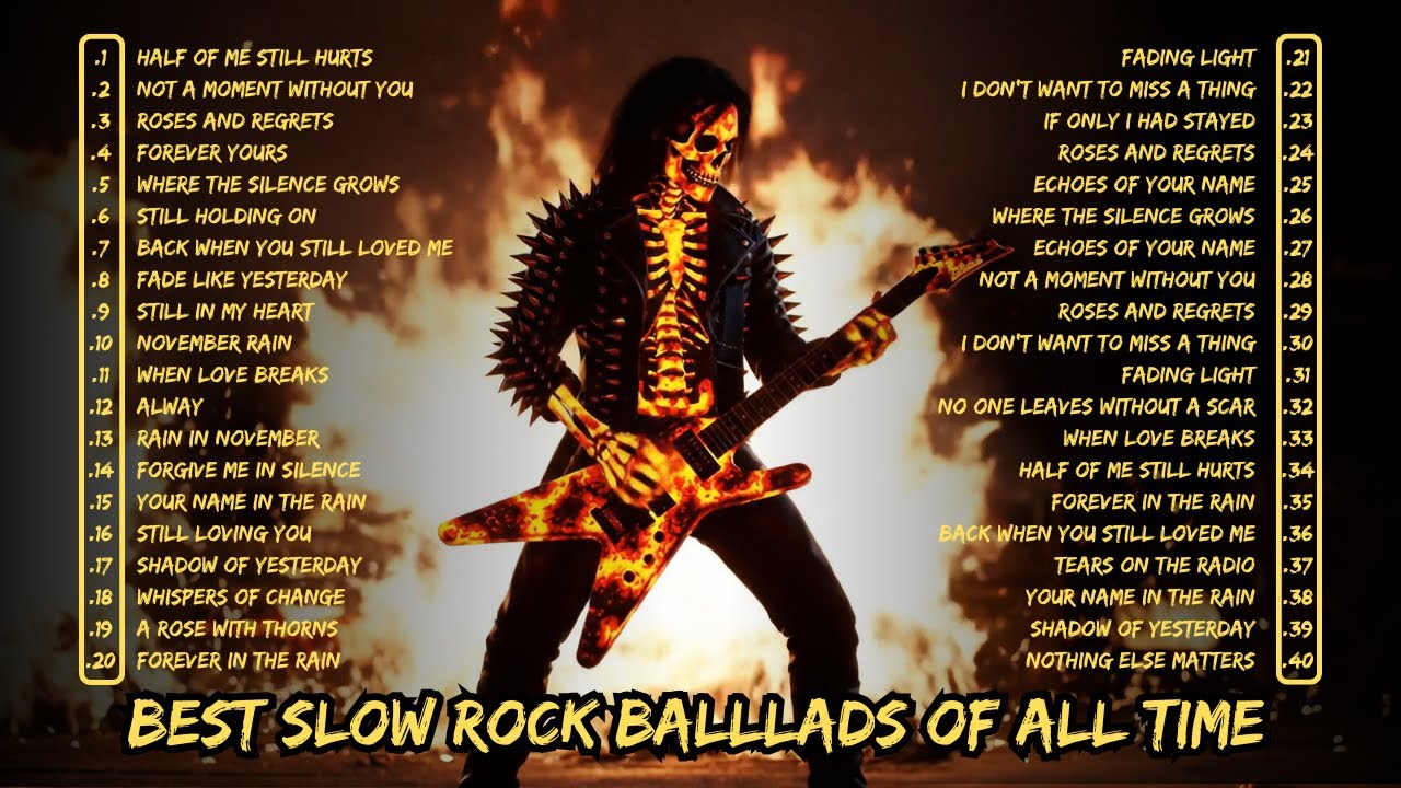 Ultimate Slow Rock Ballads Collection | Romantic Rock Songs to Relax ...
