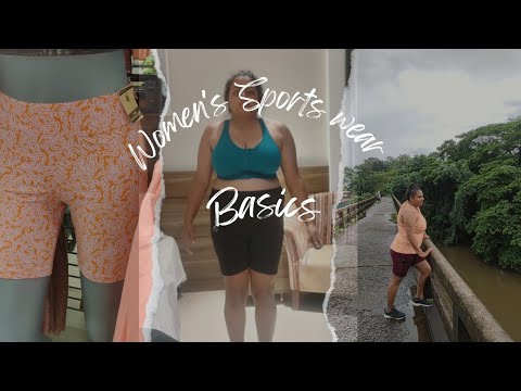 female active wear basics- exploring decathlon for active wear - YouTube
