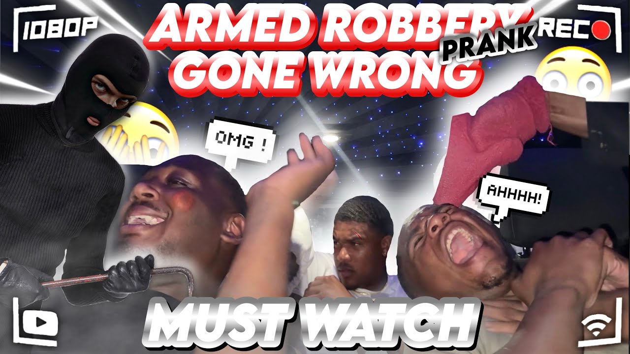 ROBBERY PRANK ON FRIENDS 😮 GONE WRONG , MUST WATCH ‼️😵 - YouTube