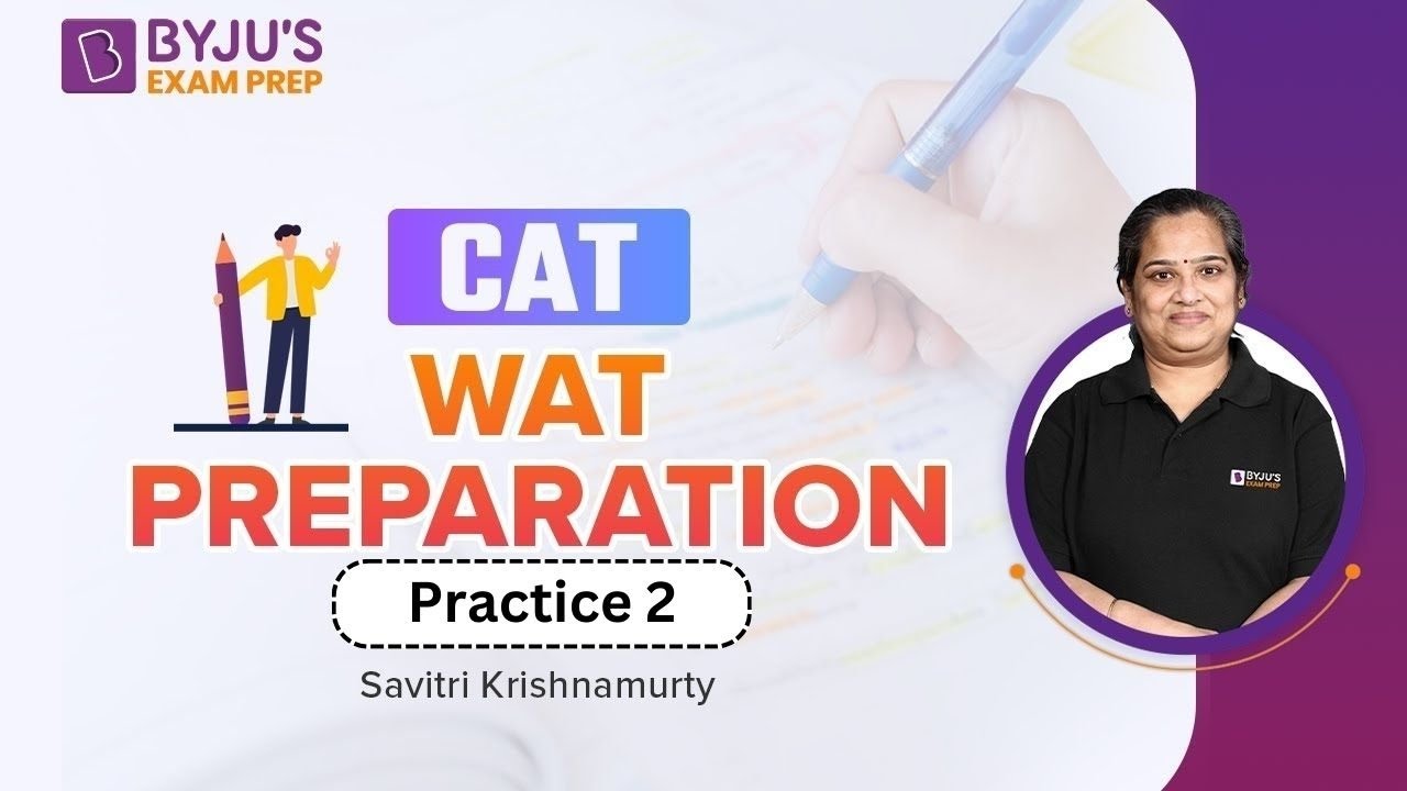 CAT WAT (Written Ability Test) Preparation | CAT WAT Strategy | Part 2 ...
