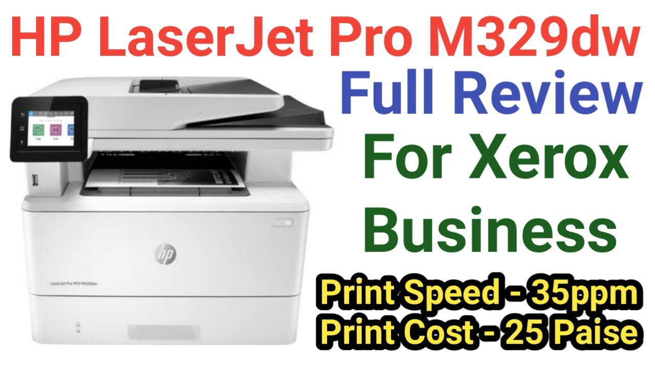 HP Laserjet Pro MFP M329dw Multi-Function Printer Full Review | For ...