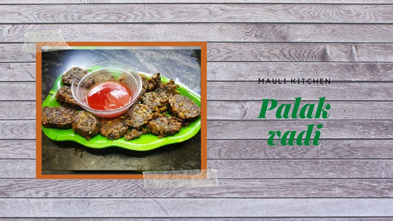 How to make Palak vadi . - YouTube