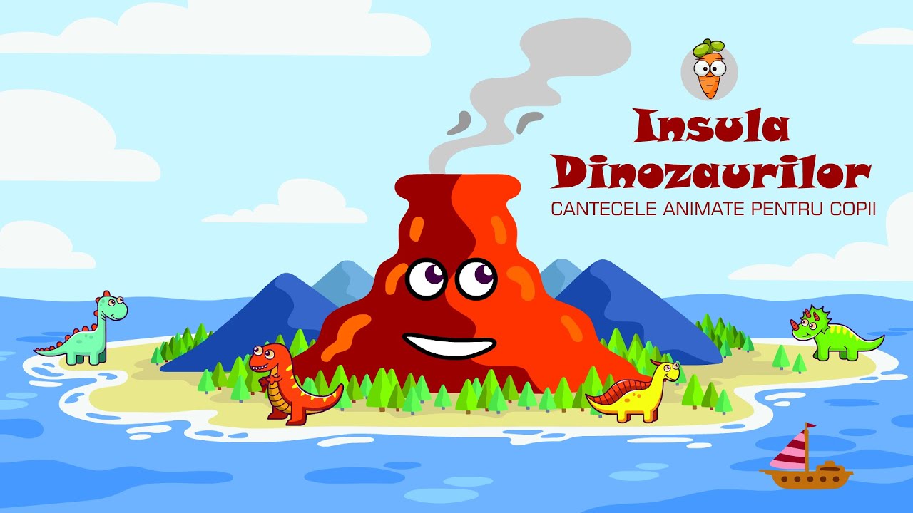 Insula Dinozaurilor | Cantece pentru Copii | Desene Animate - YouTube