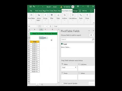 How To Create Multiple Sheet || Excel Shortcut Tricks || #exceltutorial #msexcel #exceldashboard ...