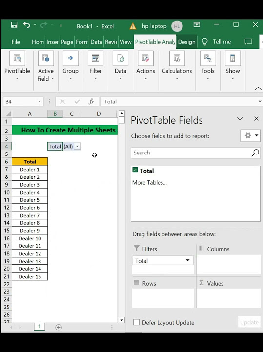 How To Create Multiple Sheet || Excel Shortcut Tricks || #exceltutorial #msexcel #exceldashboard ...