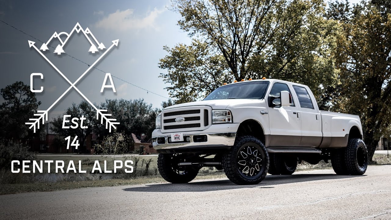 2005 Lifted Ford F-350 King Ranch Kevlar Dually - Central Alps - YouTube