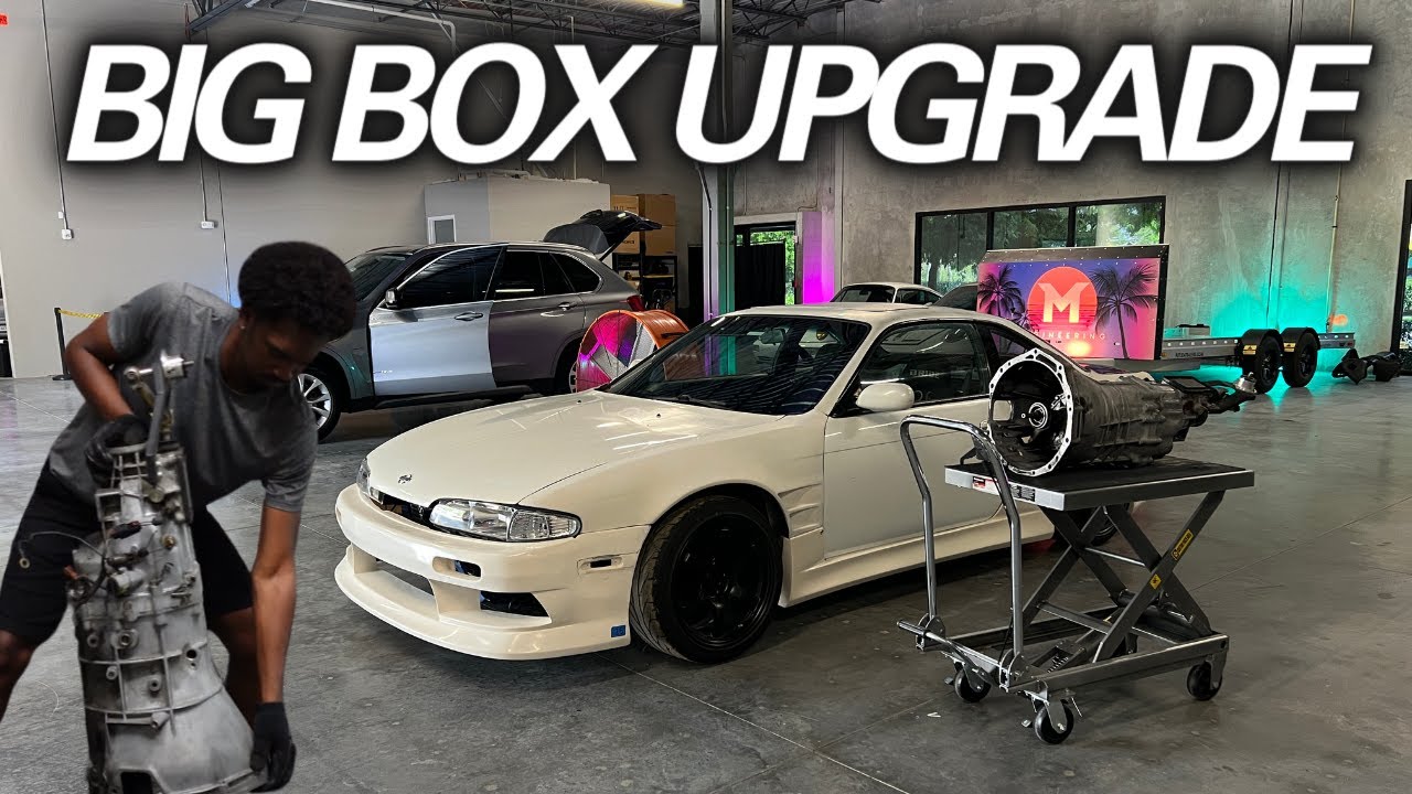 Buying a Z32 Transmission For My SR20DET - Bell Housing Removal - YouTube