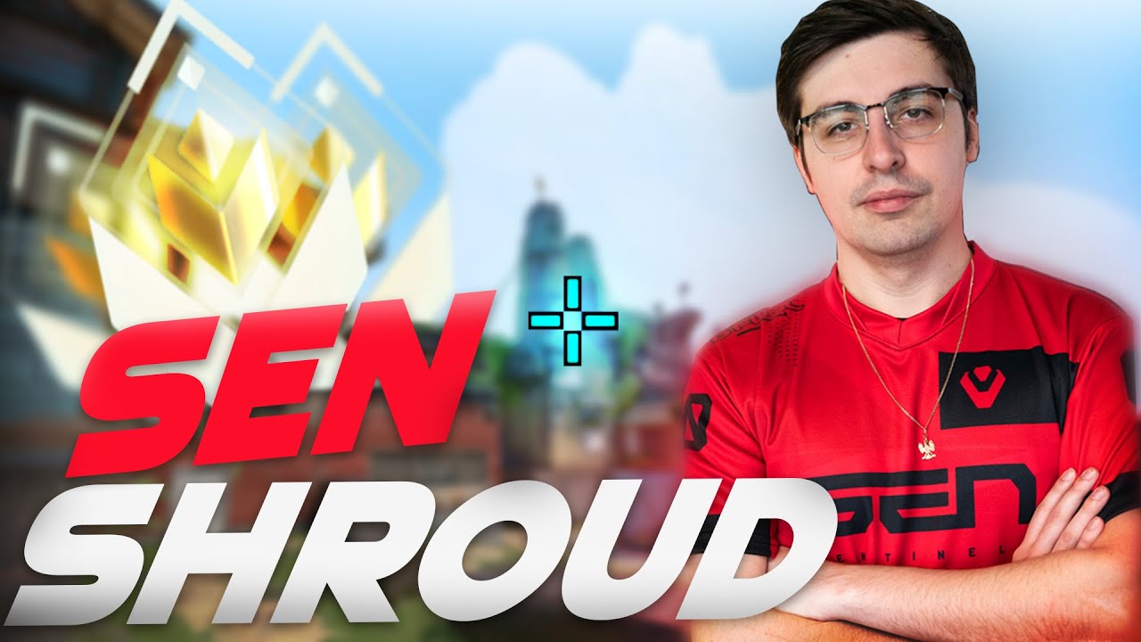 I tried SEN SHROUD'S CROSSHAIR - YouTube