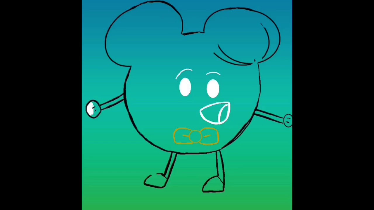 Mickey Mouse in BFDI/II form speedpaint - YouTube