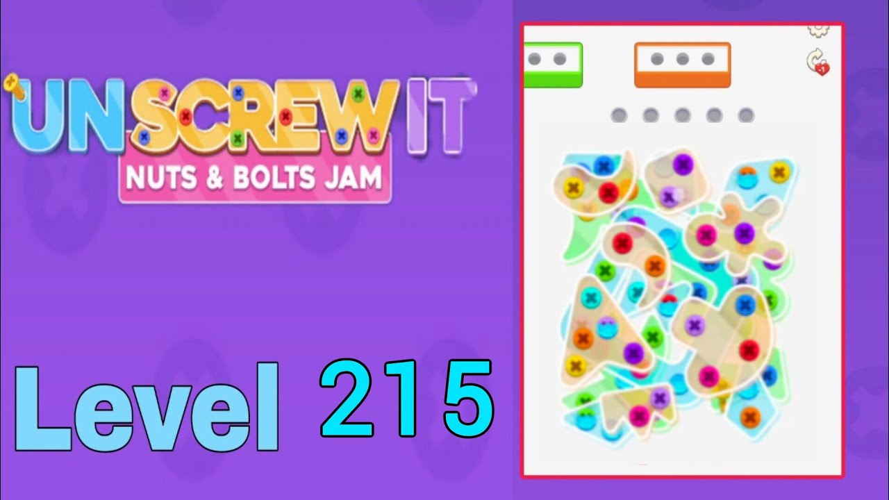 Unscrew it Level 215 - YouTube