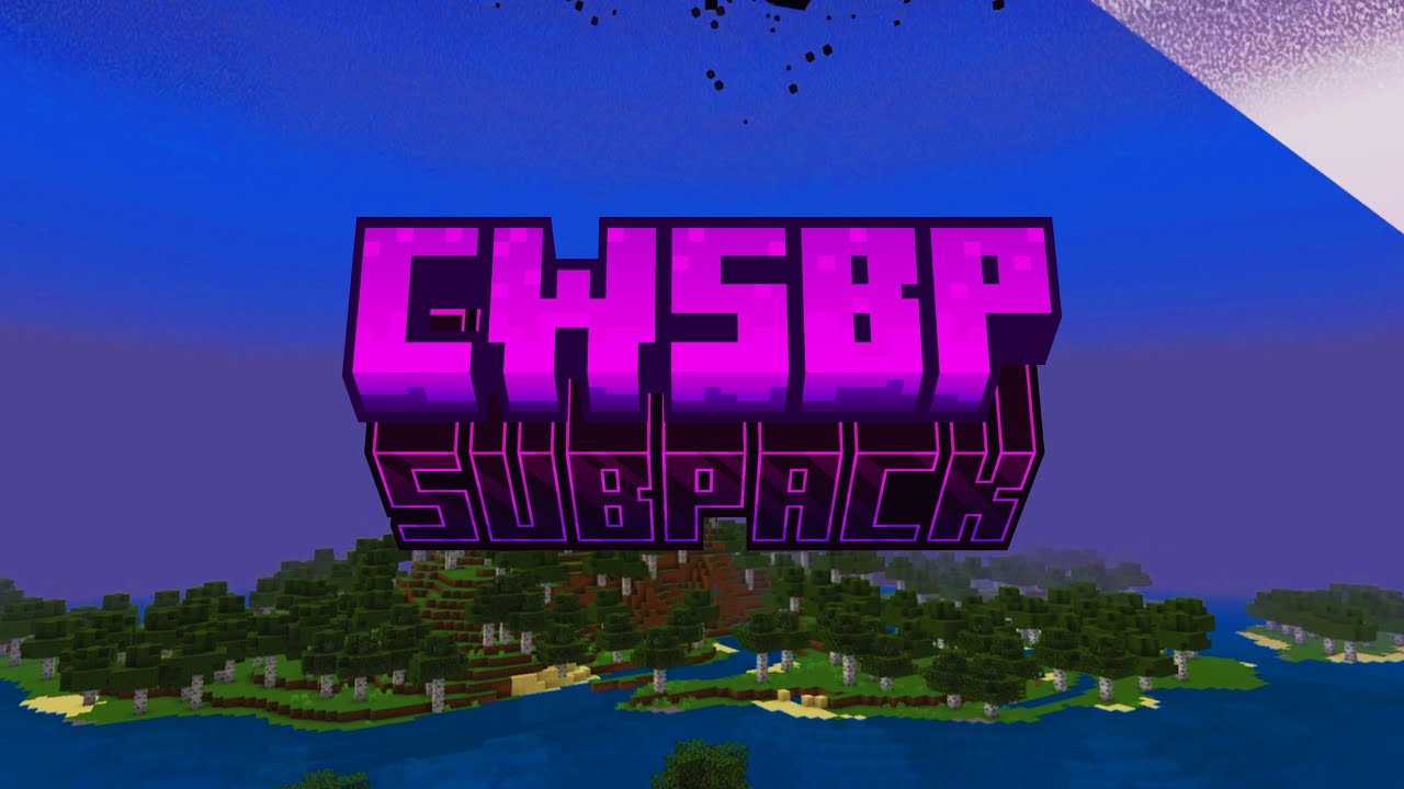 Project announced | cwsbp subpack - YouTube