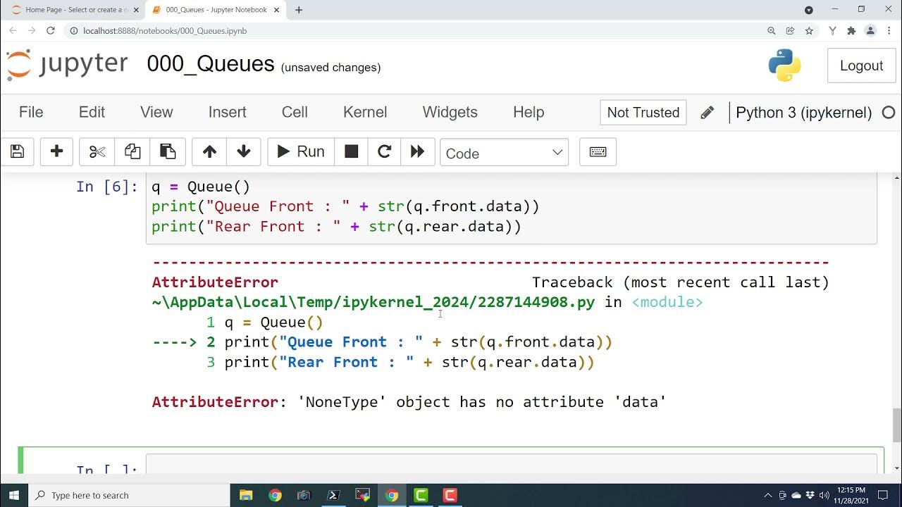 EP01 - Python Queue - Create a queue - Linked List OOP - YouTube