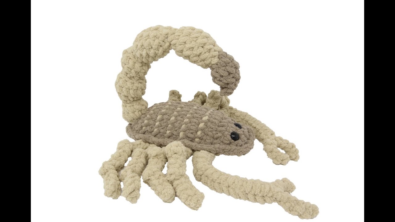 Scorpion Crochet Tutorial #2 - Tail - YouTube