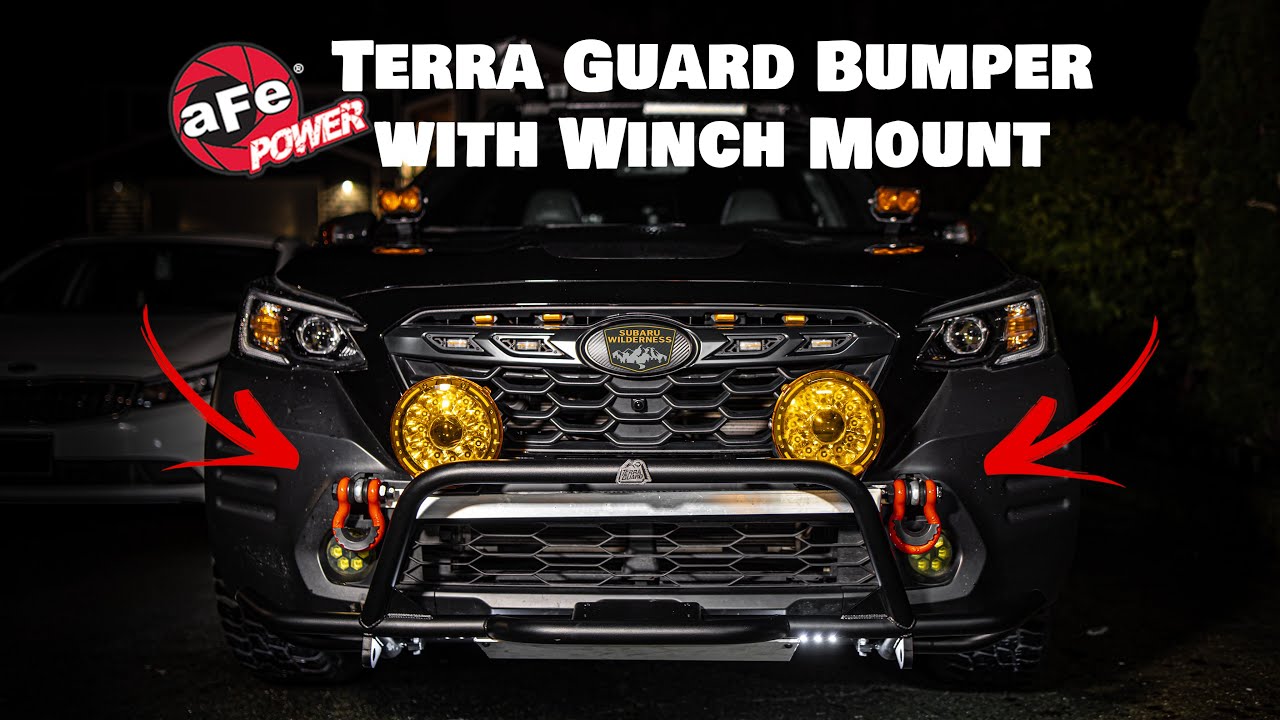 it's FINALLY Here!! aFe Power Terra Guard Bumper w/ Winch Mount for the ...