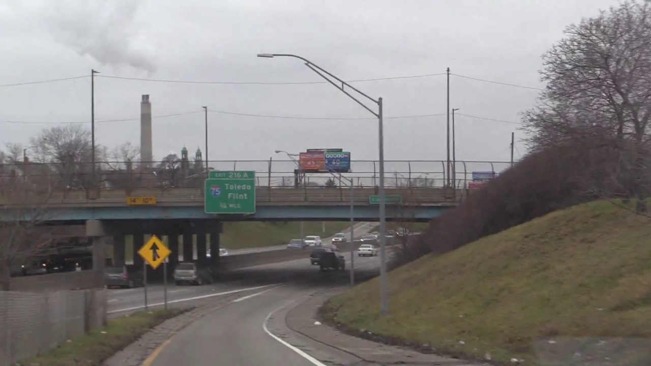 Heading Home. Leaving Detroit. I-75 Northbound - YouTube