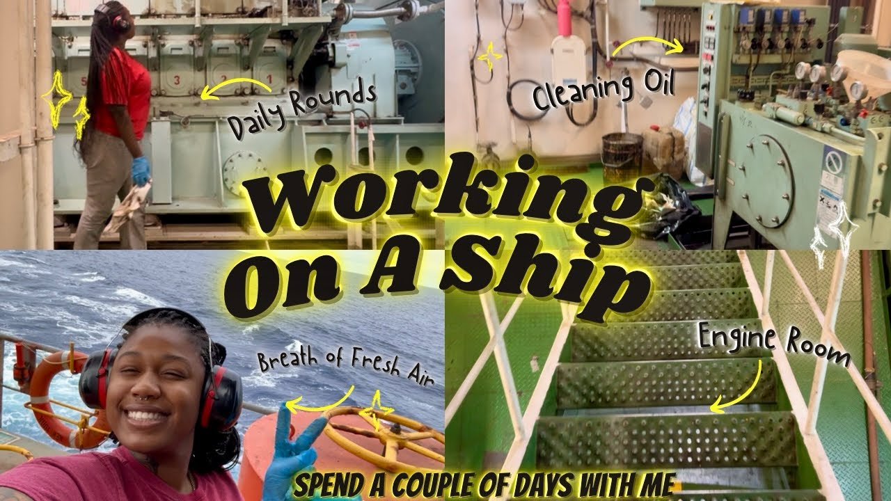 COME TO WORK ON A SHIP WITH ME FOR A COUPLE OF DAYS - YouTube