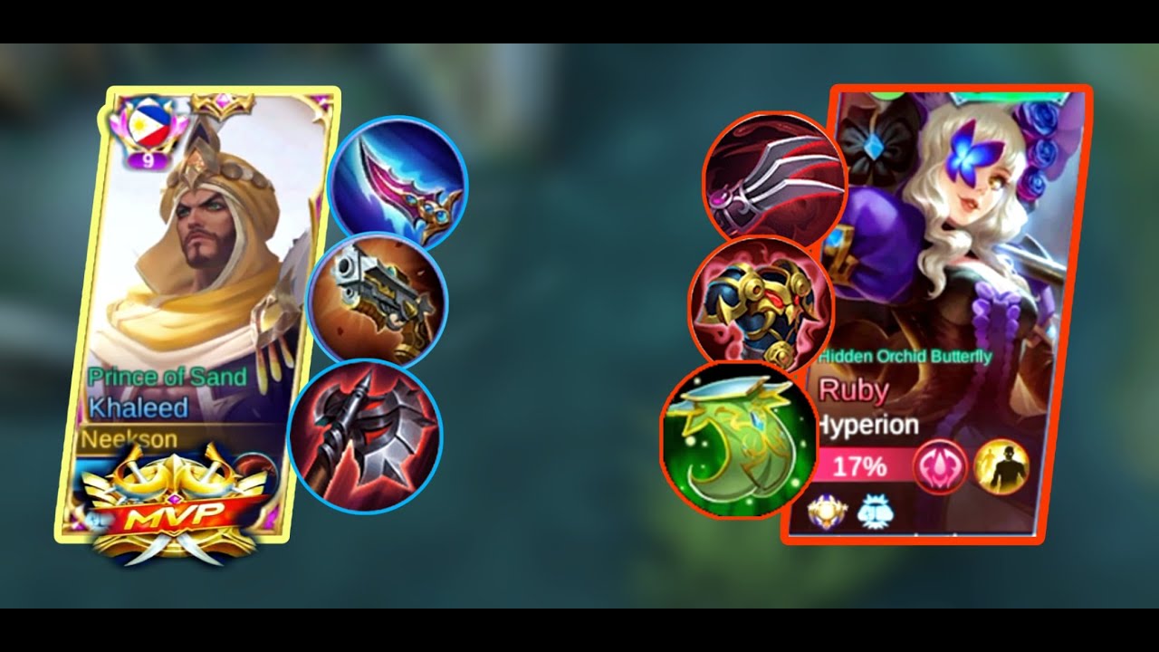 PRINCE OF SAND KHALEED VS LIFESTEAL QUEEN RUBY 🔥 | MLBB | KHALEED BEST ...
