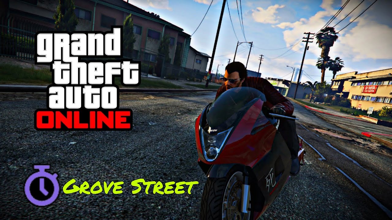 Gta5 Online: Grove Street Time Trial - YouTube