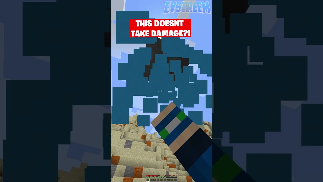 How does this NOT TAKE DAMAGE In Minecraft?! #Shorts - YouTube