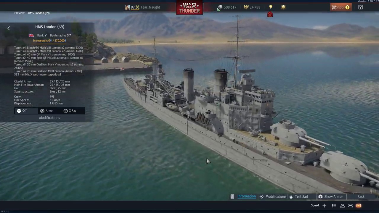 Royal Navy HMS London (69):Harbour view On Dev Server Update 1.97 ...