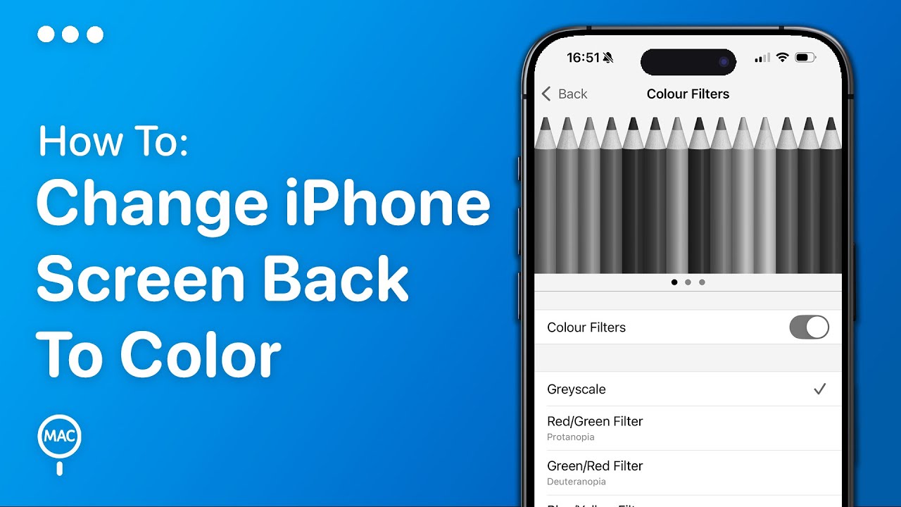 How To Change iPhone Screen Back To Color - Simple Guide - YouTube