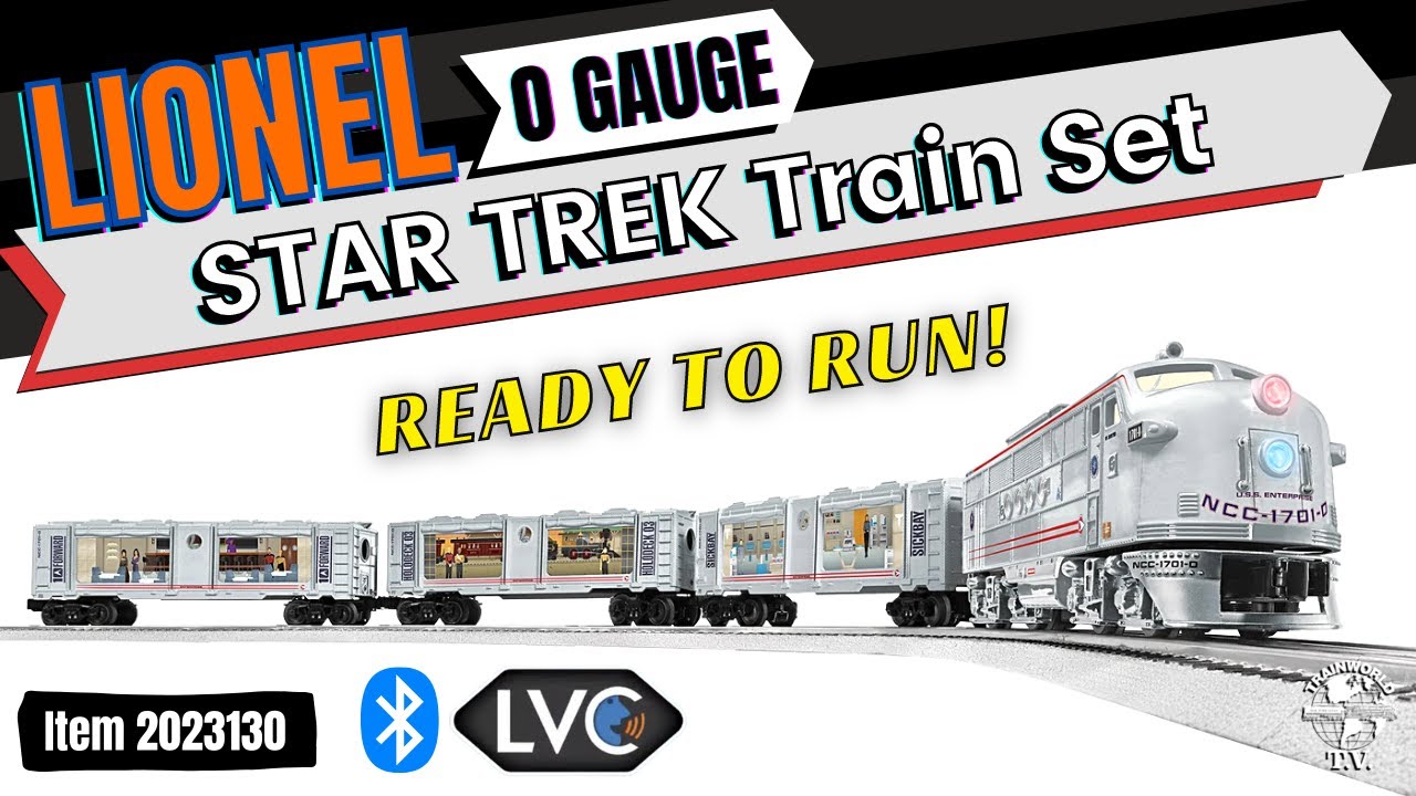 O Gauge Lionel - "STAR TREK" Train Set with VOICE CONTROL! - YouTube