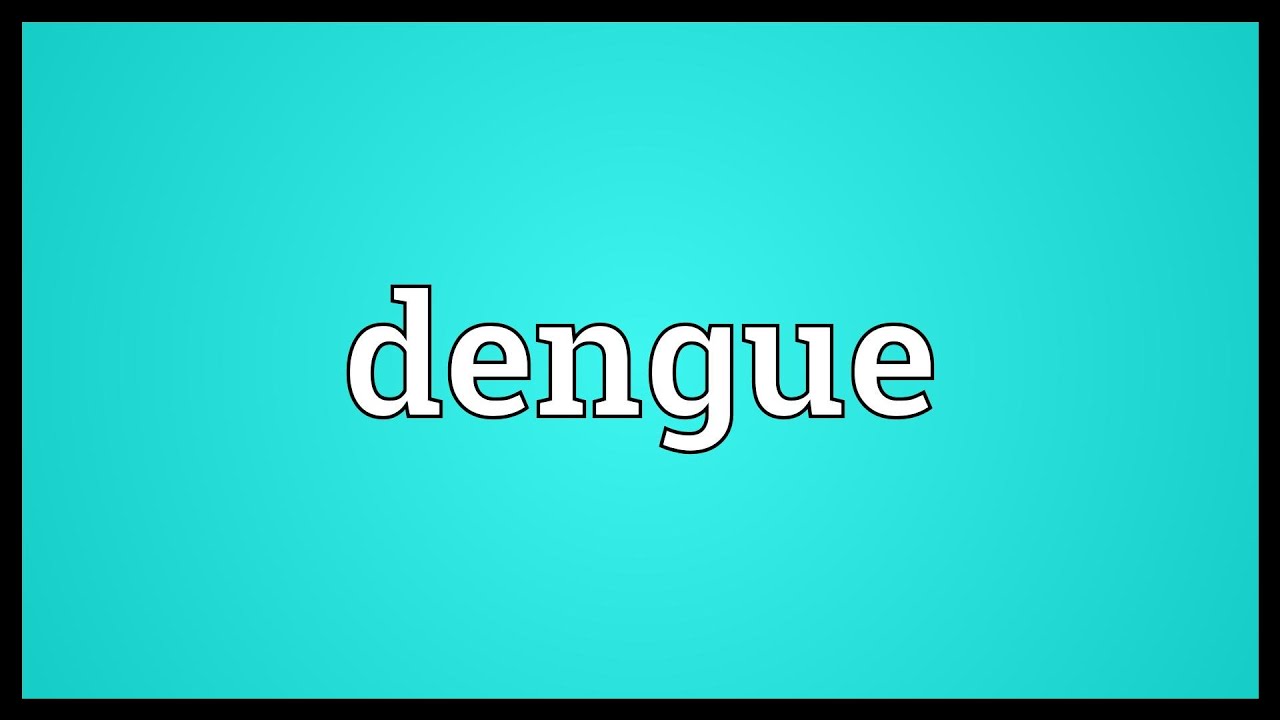 Dengue Meaning - YouTube
