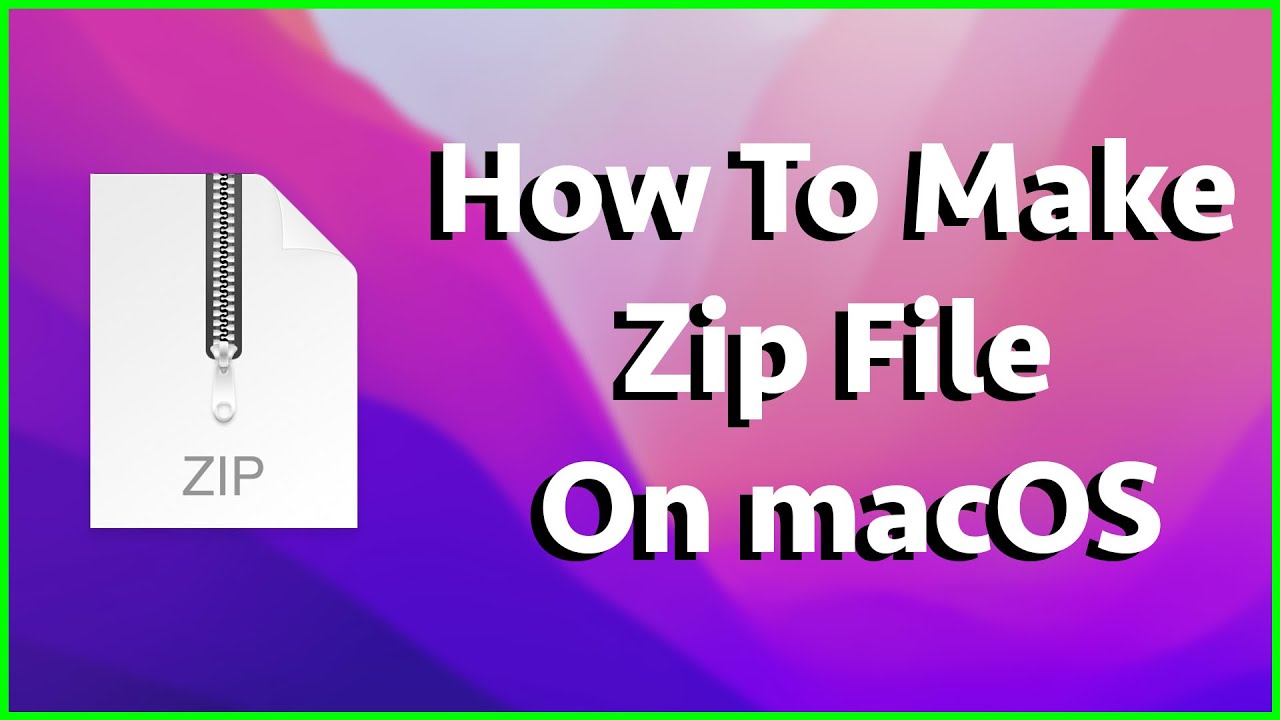 How To Make A Zip File Folder On MacOS Mac Tutorial YouTube How To Make A Zip File Folder On MacOS Mac Tutorial YouTube