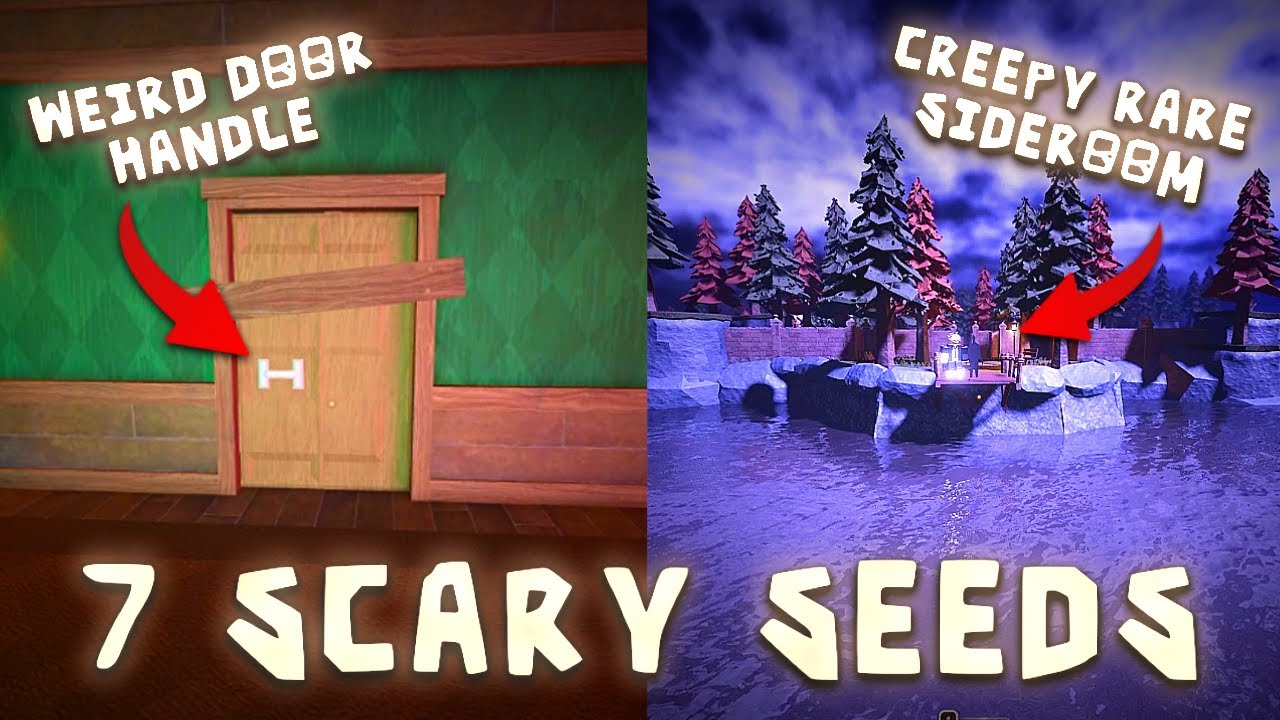 7 SCARY SEEDS in DOORS THE OUTDOORS SUBFLOOR UPDATE | I Tried Your ...