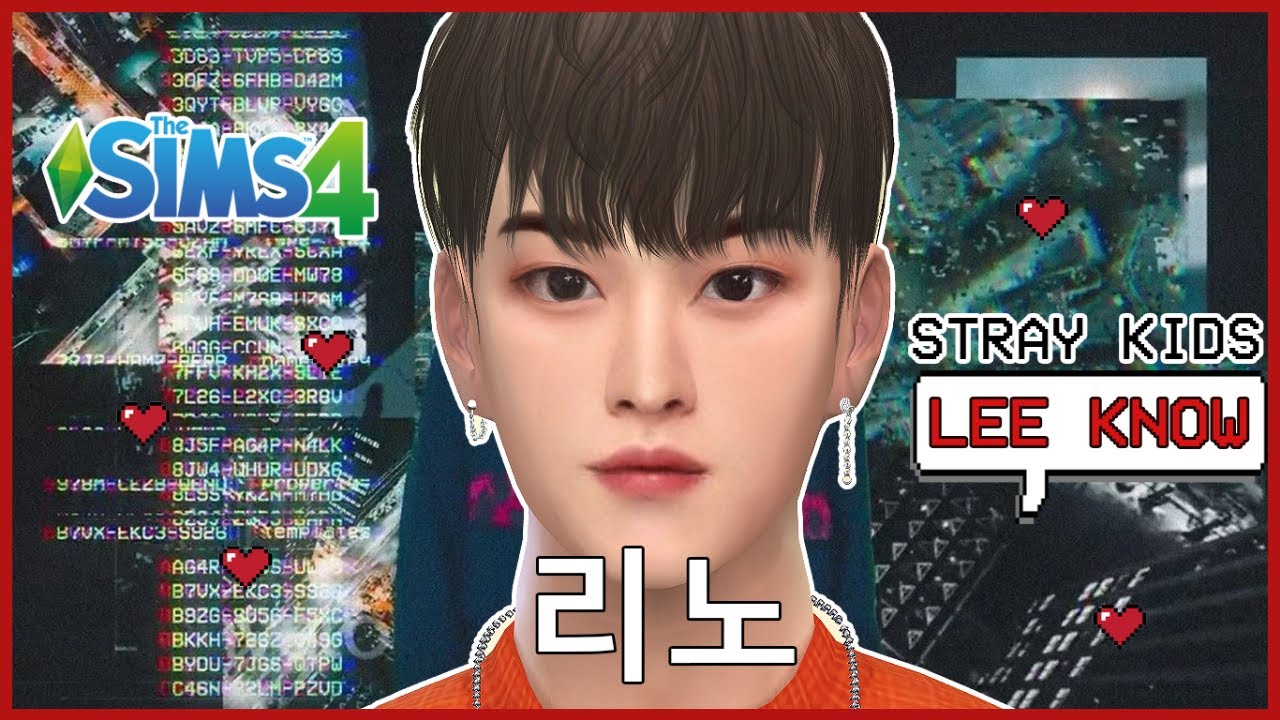 The Sims 4 CAS : 🌼 Stray Kids Lee Know I PRIMROSE SIMS // 심즈 4 : 스트레이 ...