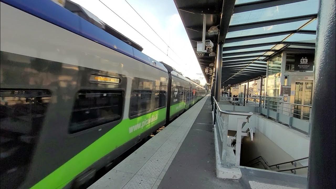 Passage d'un Regiolis Hauts de France sans arrêt - YouTube