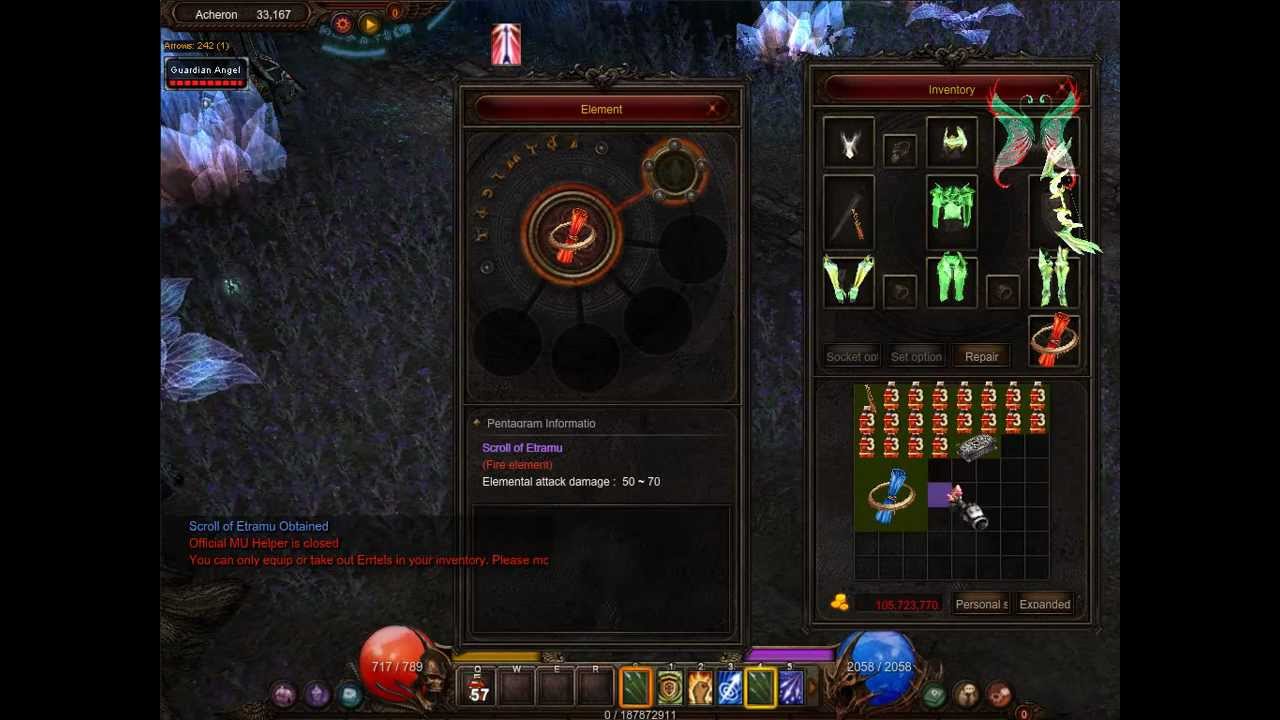 Mu eX:700 Elemental system and new Map ! - YouTube