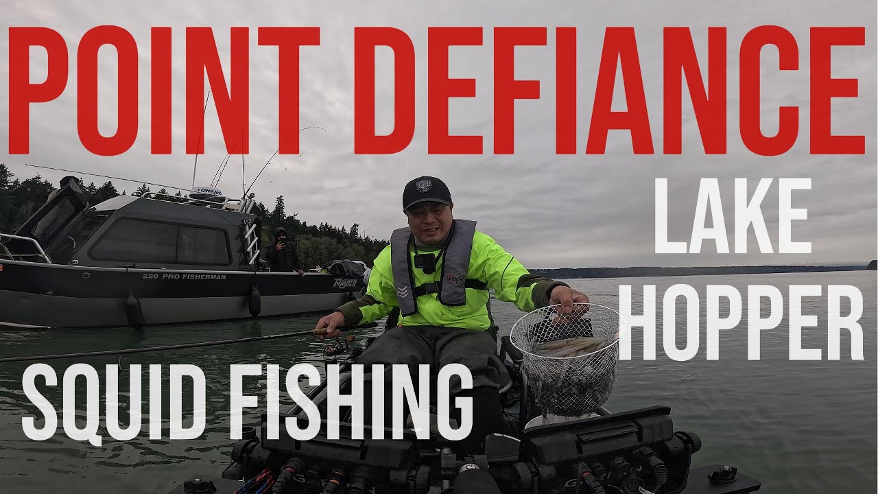Point Defiance Squid Fishing - YouTube