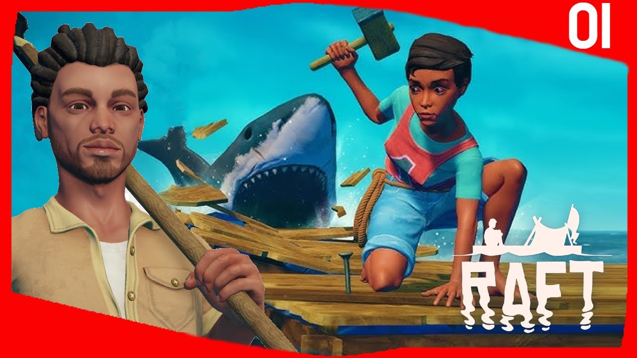 2 SURVIVANTS AU MILIEU DE L'OCÉAN SUR UN RADEAU ! RAFT #1 - YouTube