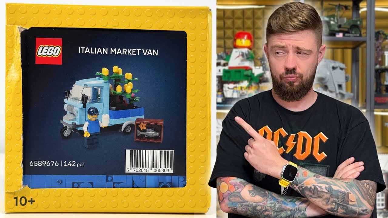 FURGONETKA NA WŁOSKIM TARGU 🇮🇹 LEGO GWP 5009422 RECENZJA - YouTube