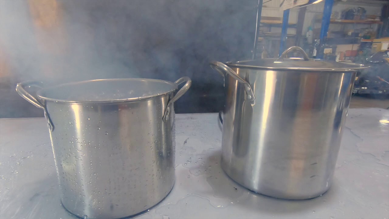 Pots Boiling Over Demo - YouTube