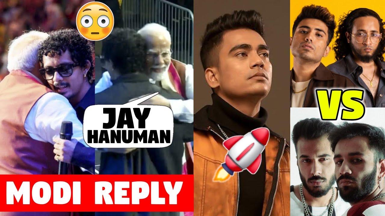 HANUMANKIND LIVE PERFORM IN FRONT OF PM MODI - MODI REPLY | SEEDHE MAUT ...